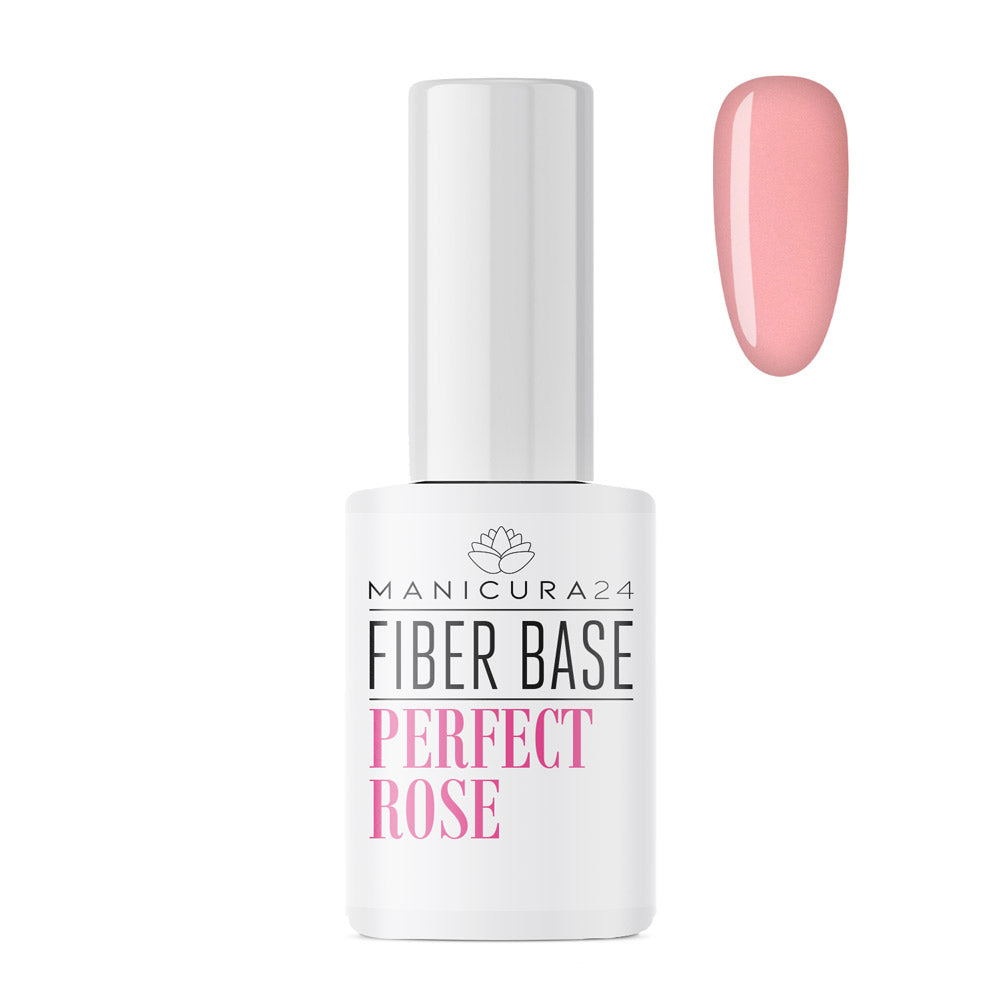 Fiber Base Perfect Rose – Base Rosa con Fibras y Vitamina E | Manicura24